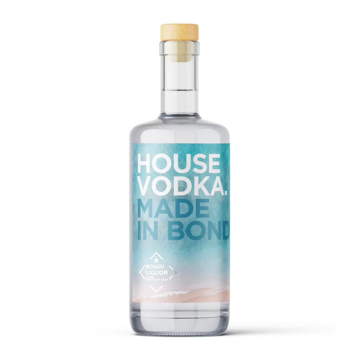 Spirits :: Vodka :: Bondi Liquor Co House Vodka 500ml - | CellarsMarket